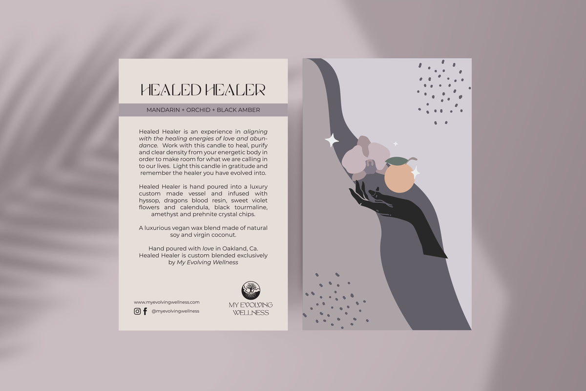 Healed Healer: Mandarin + Orchid + Black Amber – My Evolving Wellness
